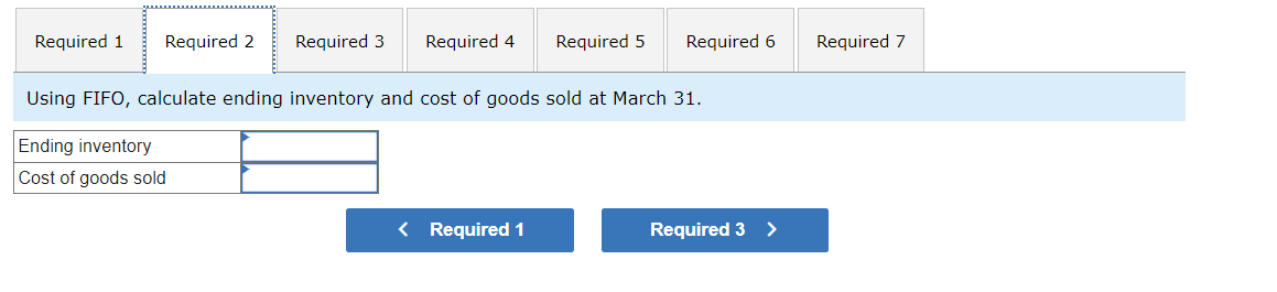 Solved Using FIFO, calculate ending inventory and cost | Chegg.com