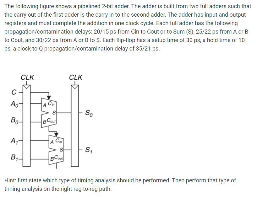 1) Identify the critical path of the combinational | Chegg.com
