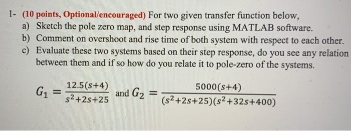 Solved 1- (10 points, Optional/encouraged) For two given | Chegg.com