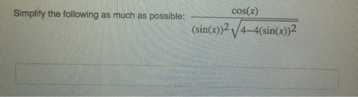 Solved What do you obtain when you simplify sin(cos (5 x)? | Chegg.com