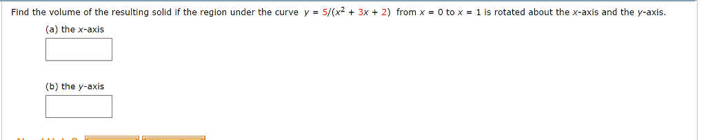Solved Find the volume of the resulting solid if the region | Chegg.com