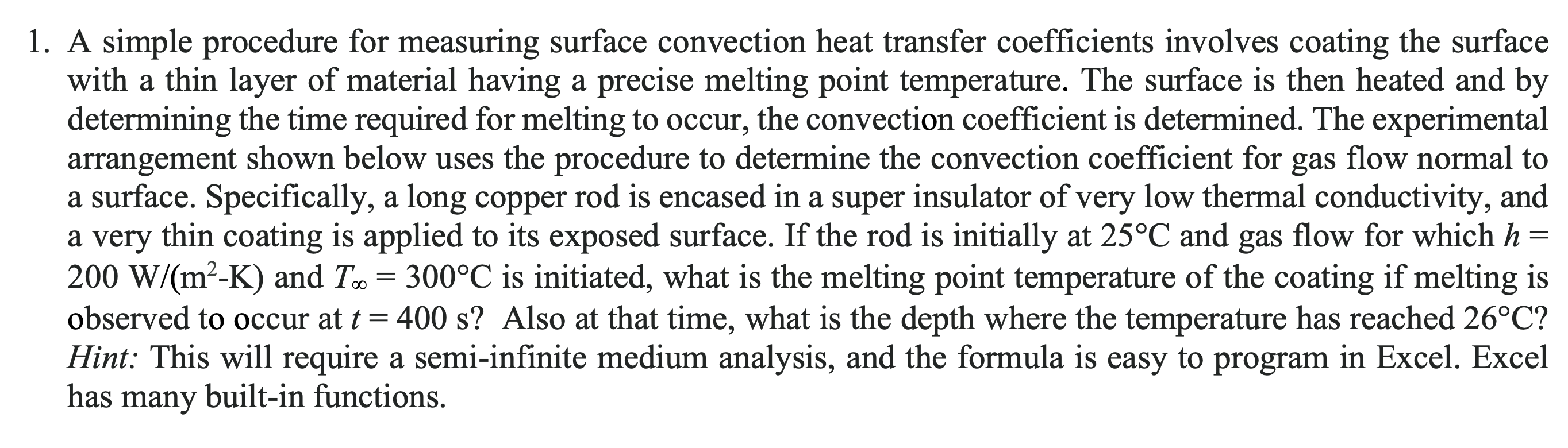 Solved 1. A simple procedure for measuring surface | Chegg.com
