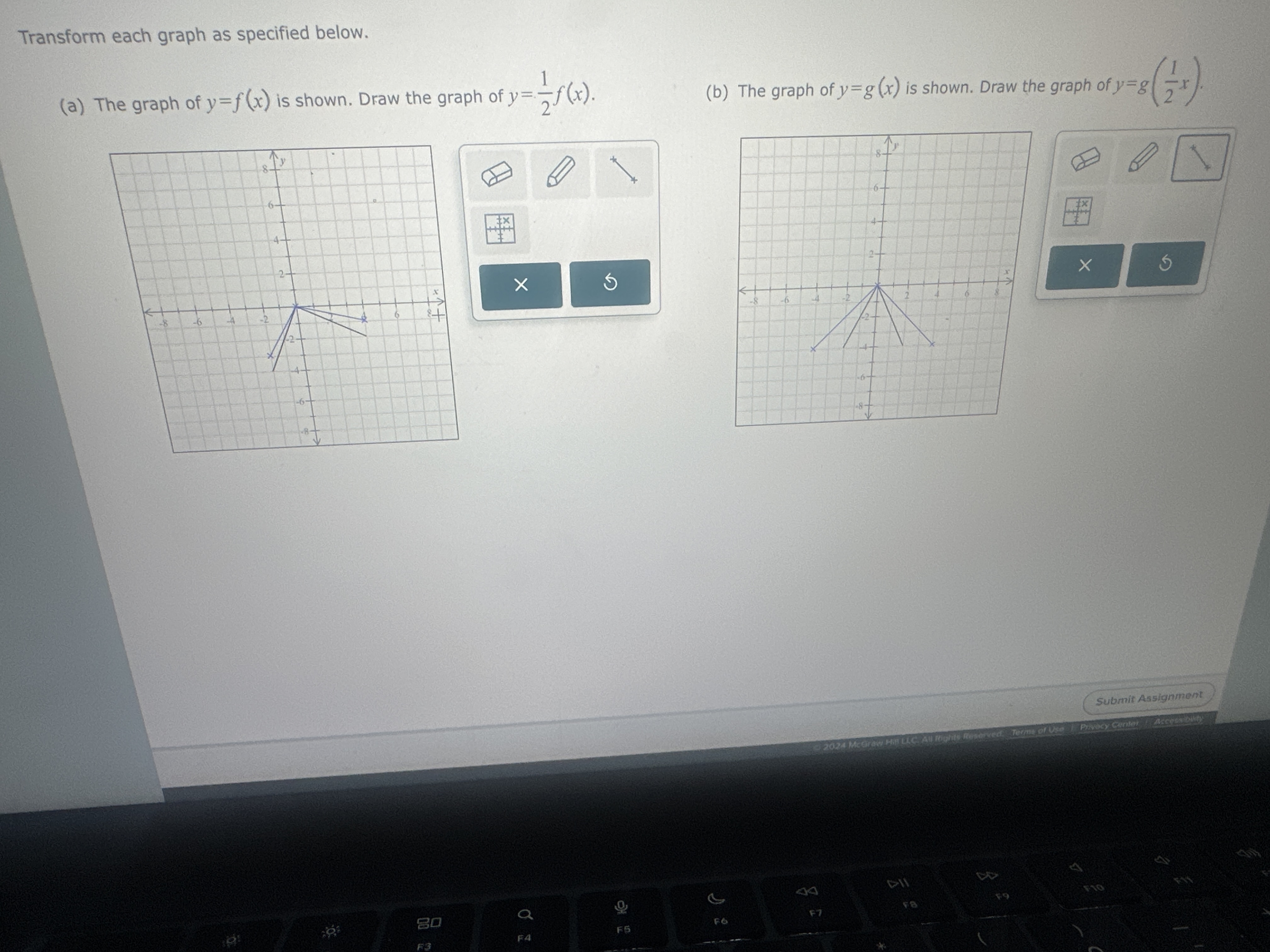 Solved Transform each graph as ﻿specified below.(a) ﻿The | Chegg.com