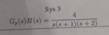 Solved Q3 (CLO-3) Consider the open loop system Sys 3. | Chegg.com