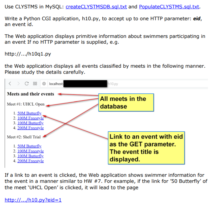 Use CLYSTMS in MySQL: createCLYSTMSDB.sqltxt and | Chegg.com