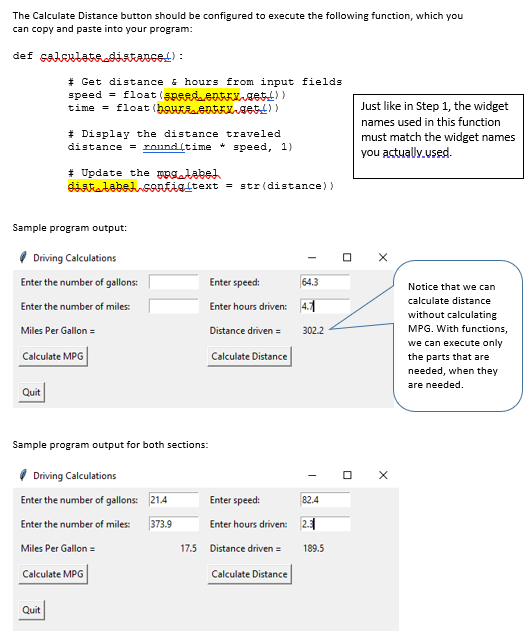 Important: Many examples of GUI programs, including | Chegg.com