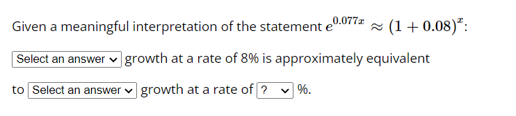 Solved Write 83e0.6 in the form 836 and interpret the value | Chegg.com