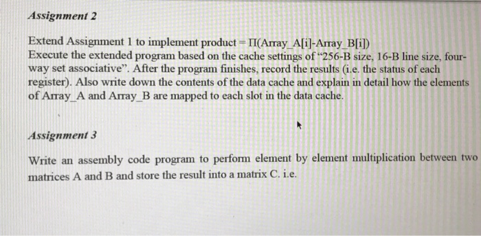 Assignment 1 In this assignment, you will work on the | Chegg.com