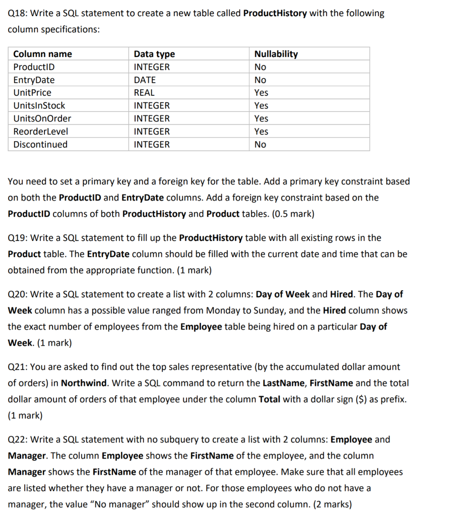 Solved Q14 Write Sql Statements Insert 3 Rows Shipper Table Phone Companyname Trustworthy