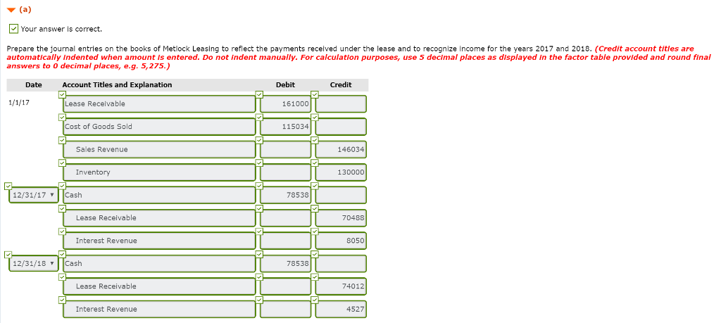 Solved Exercise 21A-6 a-b (Part Level Submission) Metlock | Chegg.com