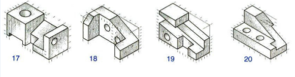 Solved Produce orthographic multiview (front, top and | Chegg.com