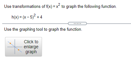 Solved Use transformations of f(x) = x? to graph the | Chegg.com