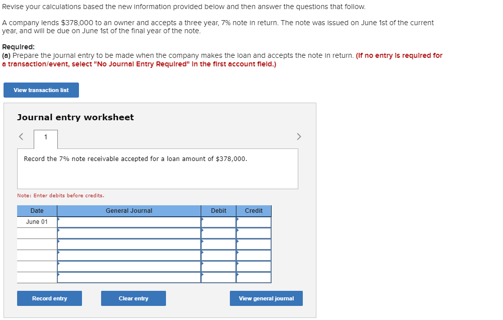 Solved Revise your calculations based the new Information | Chegg.com