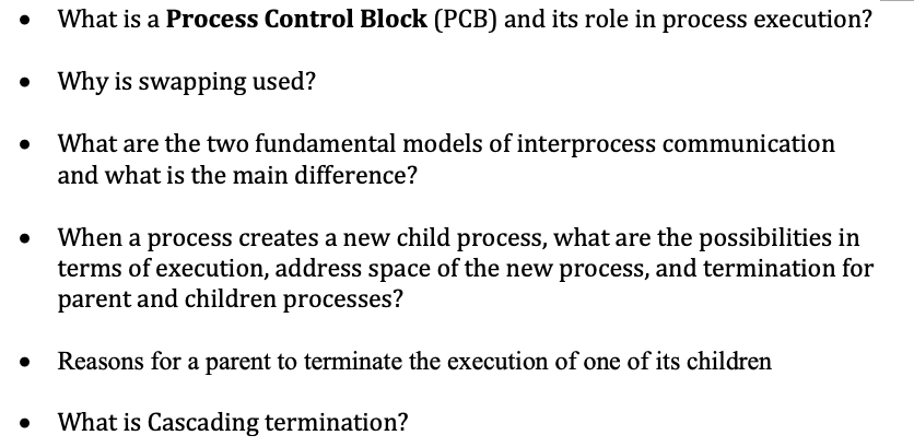 Solved What is a Process Control Block (PCB) and its role in | Chegg.com