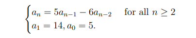 Solved Consider recurrence relation (a) State whether | Chegg.com