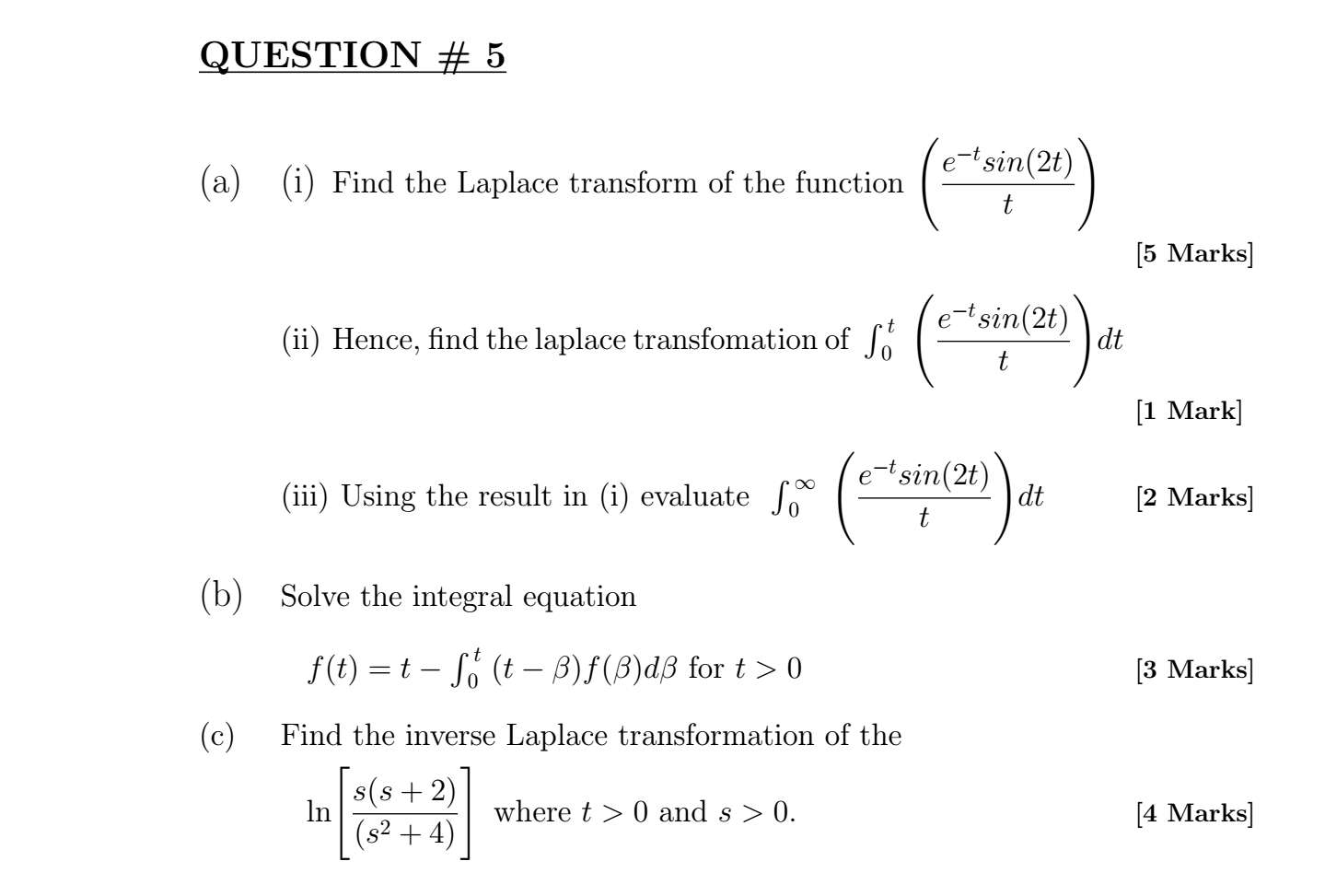 Solved PLEASE LIST THE FORMULAS USED FOR EACH SECTION AND | Chegg.com