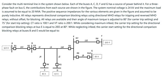 Solved Consider the multi-terminal line in the system shown | Chegg.com