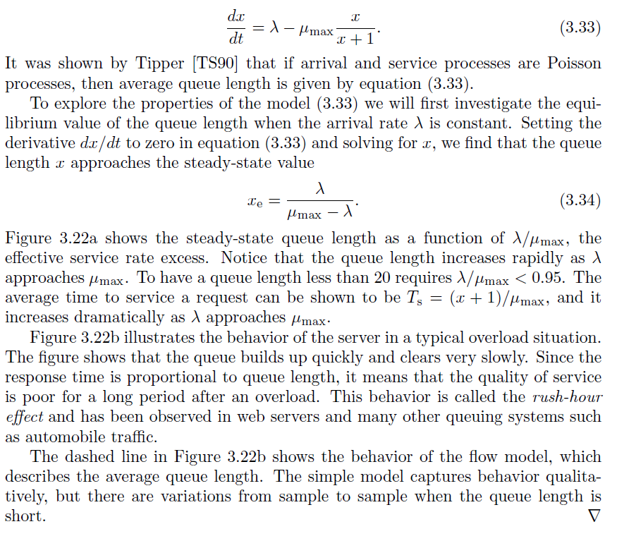 Example 3.15 Queuing systems A schematic picture of a | Chegg.com