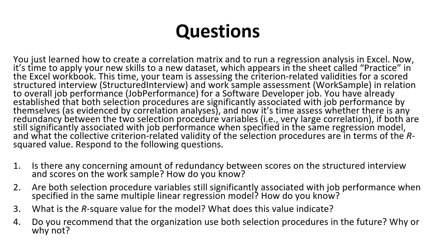 You Just Learned How To Create A Correlation Matrix Chegg