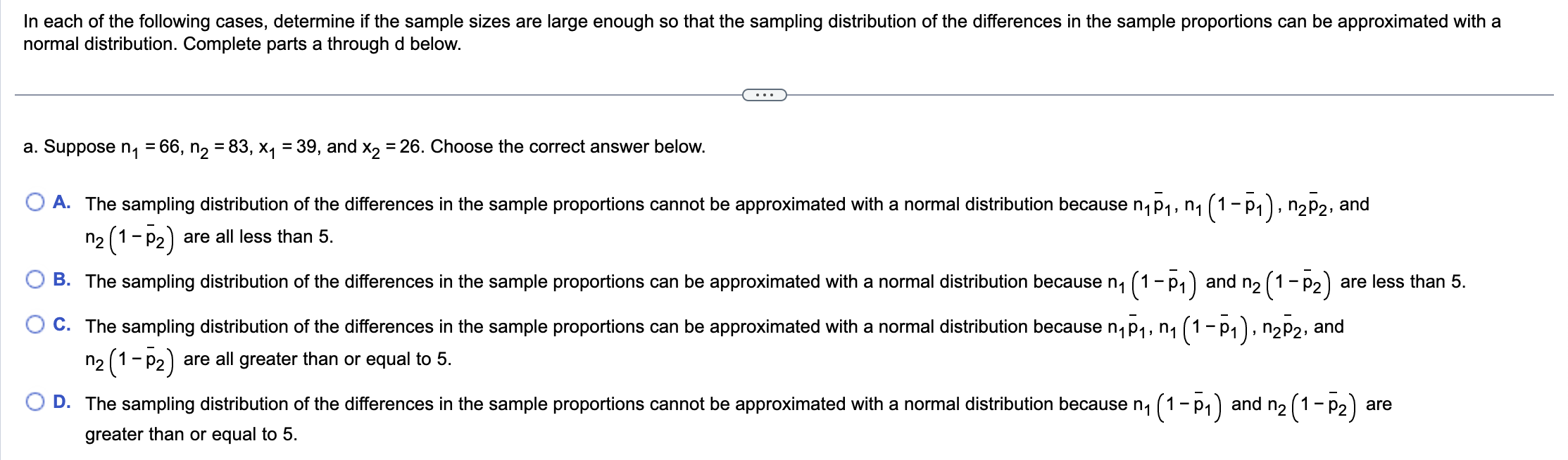 Solved In each of the following cases, determine if the | Chegg.com