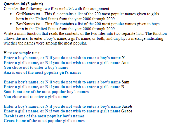 Solved Question 06 (5 points) Consider the following two | Chegg.com