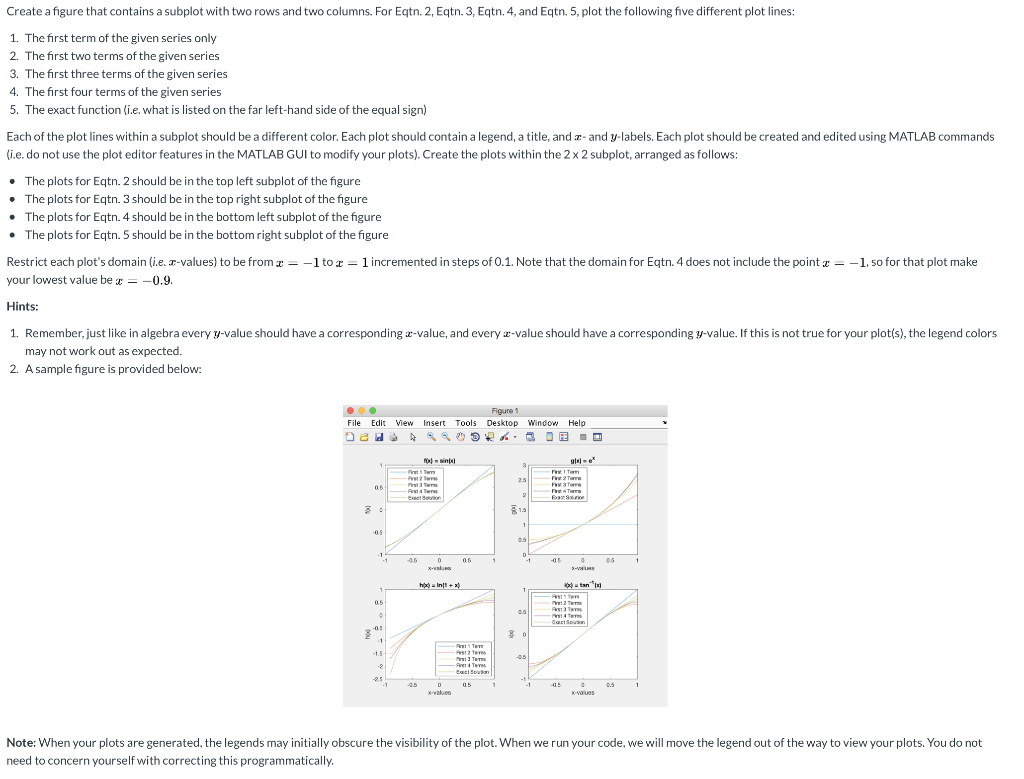 Solved Instructions: Create a single script (.m file) to | Chegg.com