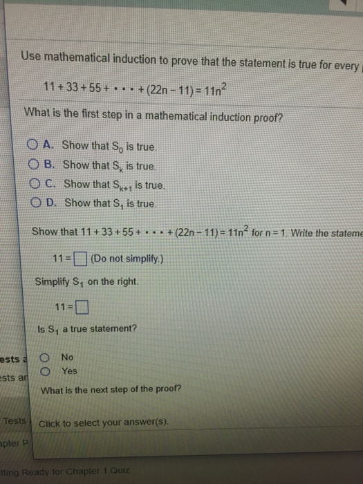 Solved Use mathematical induction to prove that the | Chegg.com