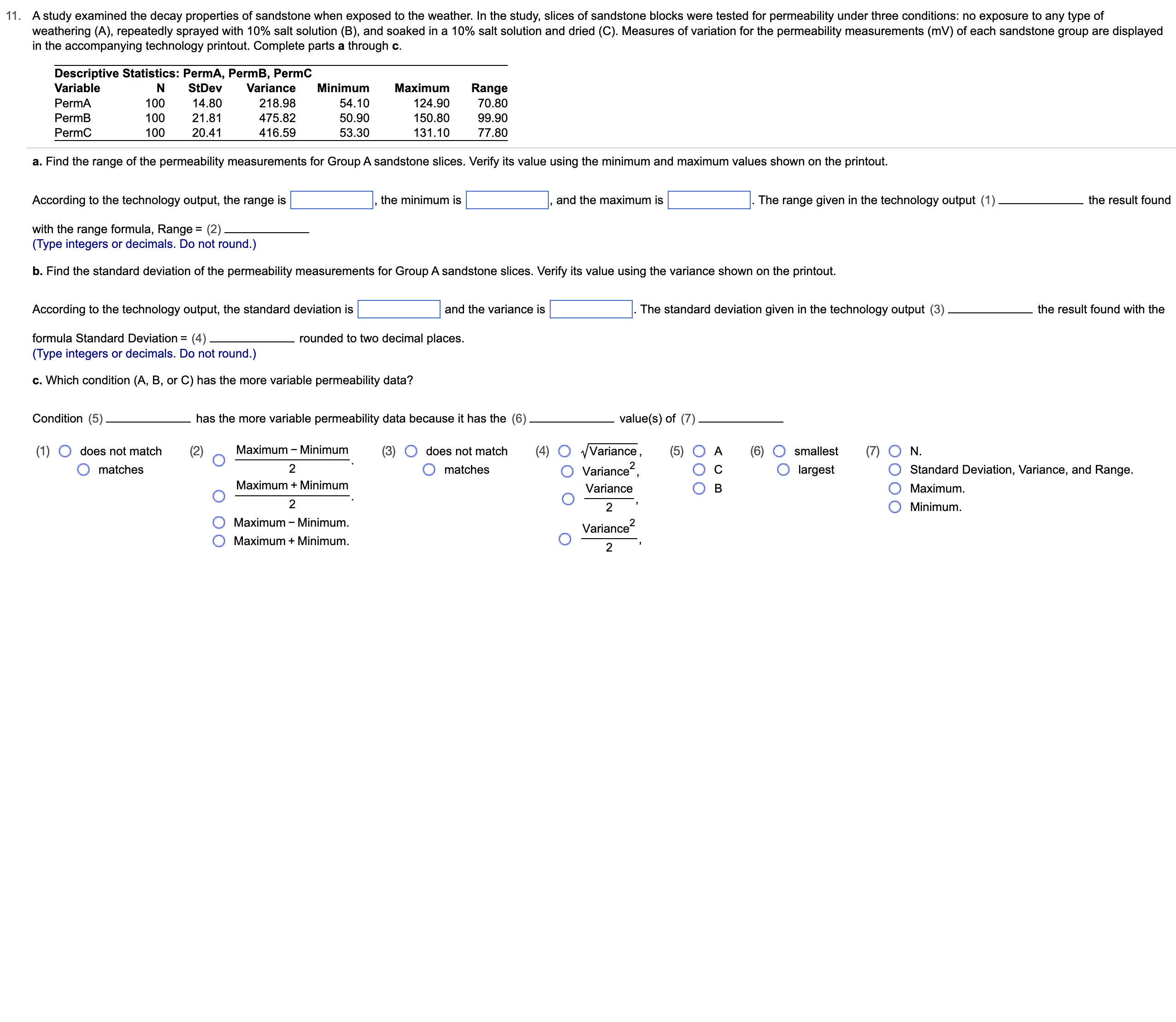 Solved in the accompanying technology printout. Complete | Chegg.com