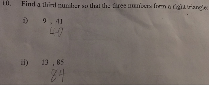 Solved 10. Find a third number so that the three numbers | Chegg.com