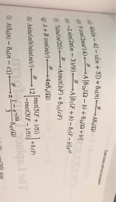 Solved 4, Find the numerical values of the literal | Chegg.com