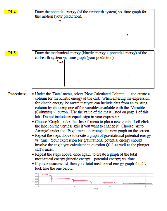 CONSERVATION OF ENERGY Introduction In this | Chegg.com