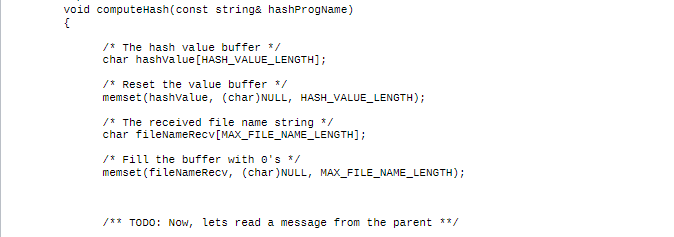 Solved In this project, you should read in a file name from | Chegg.com