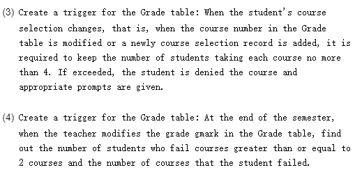 Solved 1 There is a database grade manager (Grade | Chegg.com
