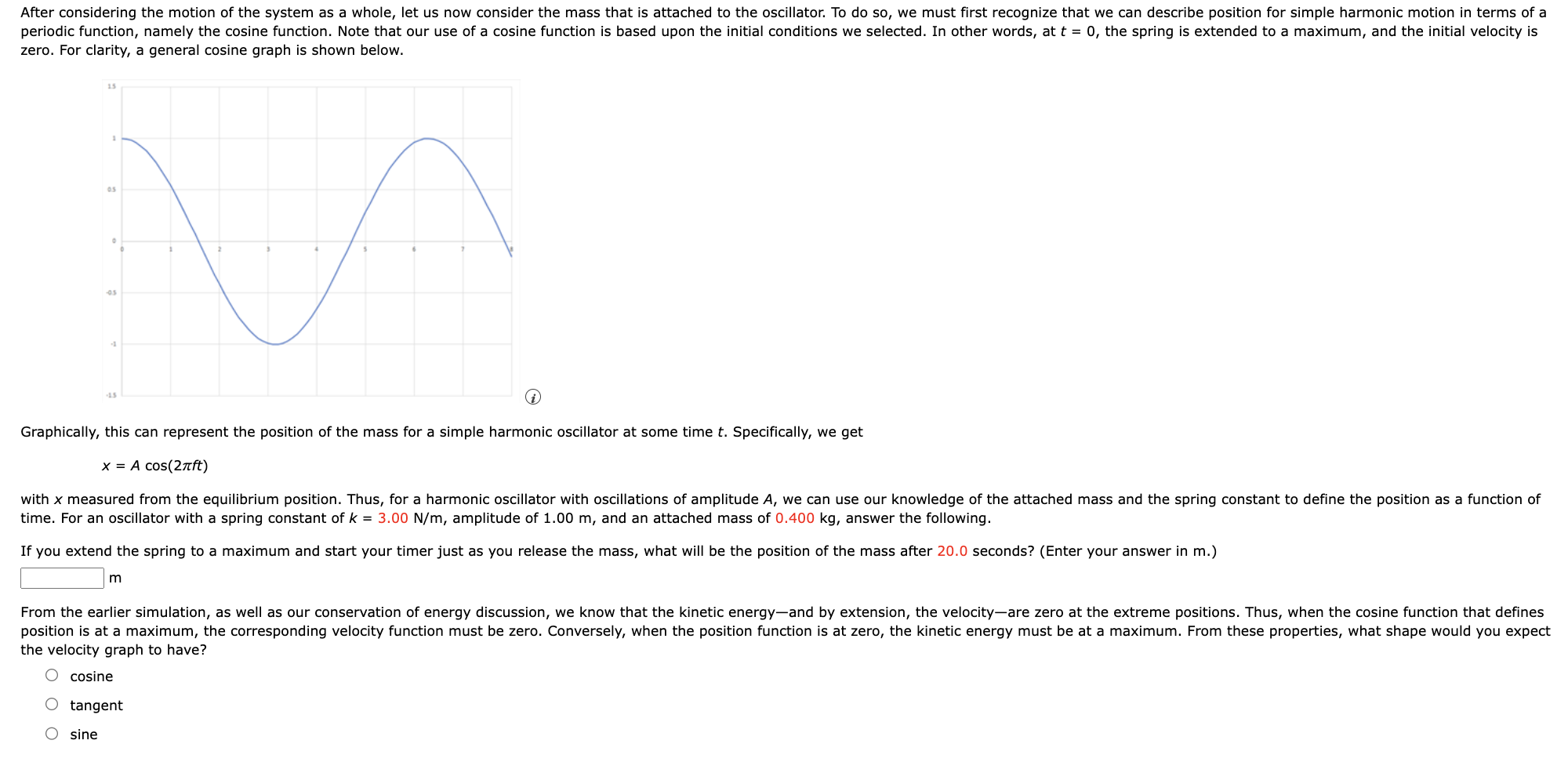 Solved Graphically, this can represent the position of the | Chegg.com
