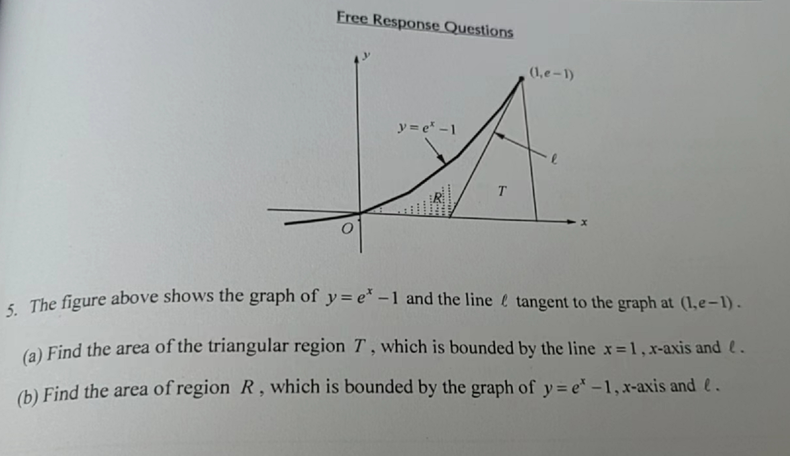 [Solved]: Free Response Questions 5. The figure above show
