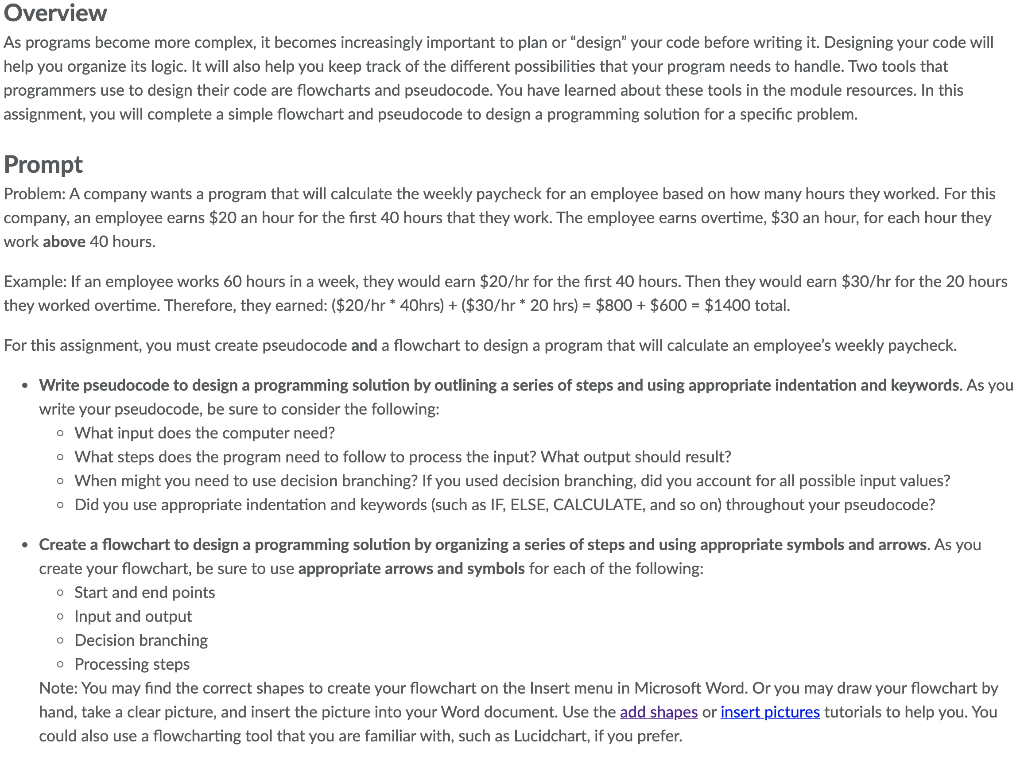 Solved Overview As programs become more complex, it becomes | Chegg.com