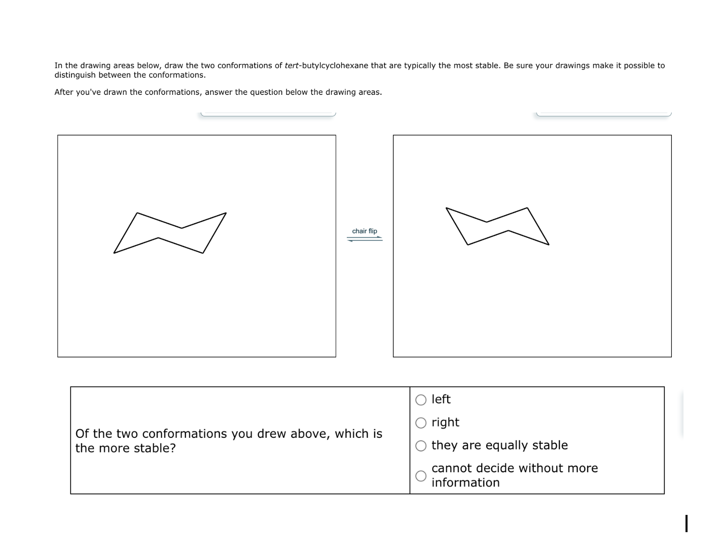Solved Question 40: In the drawing areas below, draw the two | Chegg.com