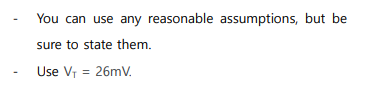 Solved You can use any reasonable assumptions, but be sure | Chegg.com