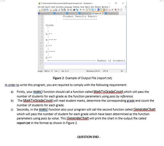 Solved QUESTION 1 Write a program to read a number of | Chegg.com
