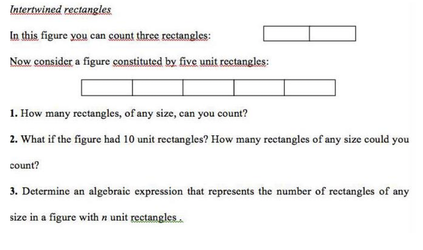 Solved Intertwined rectangles In this figure you can count | Chegg.com