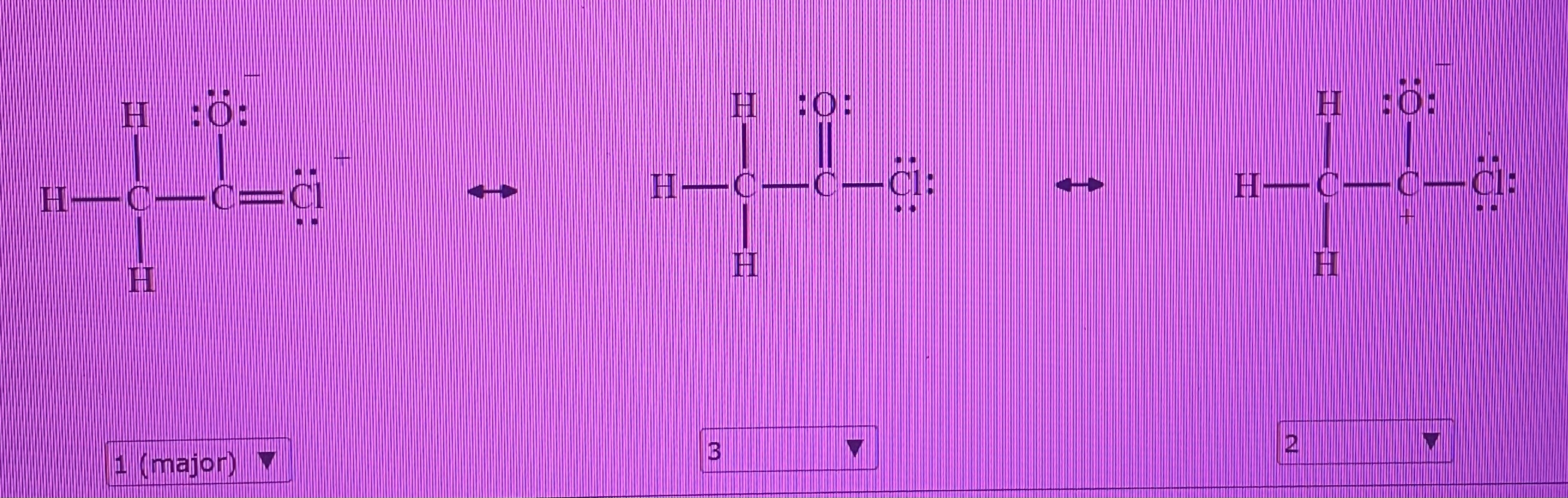 Solved Rank the resonance structure in each row of the table | Chegg.com