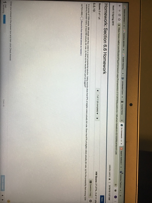 Solved Homework: Section 6.6 Homework 6.6.19 | Chegg.com Solved Homework: Section 6.6 Homework 6.6.19 | Chegg.com