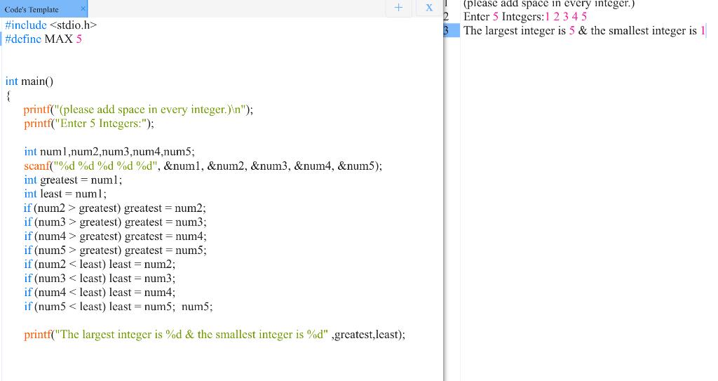 Solved Modify my C program that will print " Invalid! Please | Chegg.com