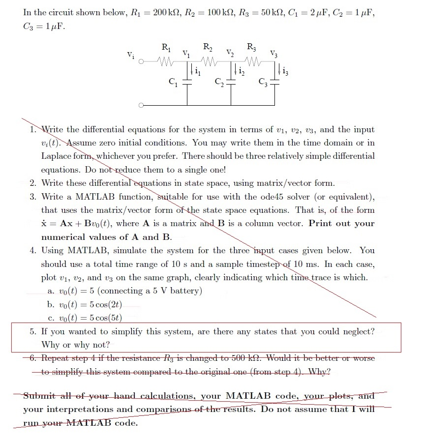 Solved In the circuit shown below, R1 - 200 k2, R2-100 k2, | Chegg.com