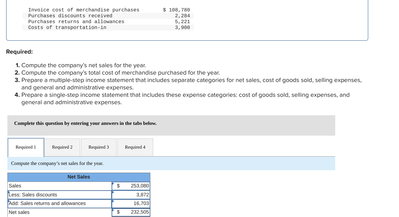 Solved general and administrative expenses. Complete this | Chegg.com