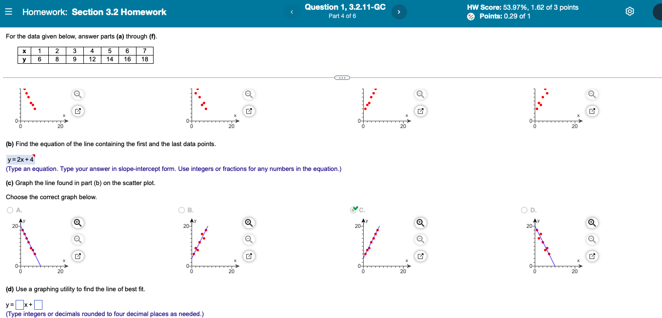 Solved = Homework: Section 3.2 Homework Question 1, | Chegg.com Solved = Homework: Section 3.2 Homework Question 1, | Chegg.com