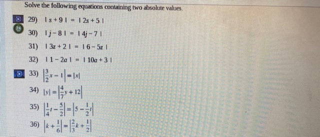 Solved problems #29, 35 ﻿and 36. ﻿please show all work. | Chegg.com