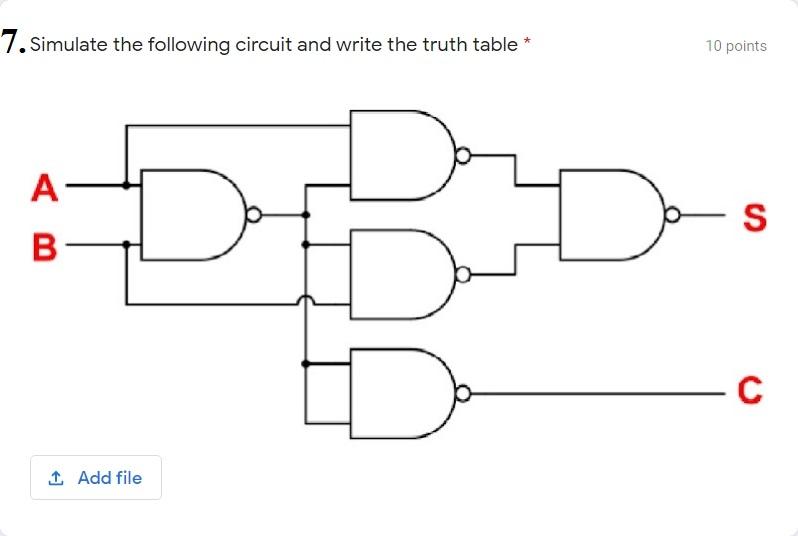Solved Draw the truth table of the Questions, please. Please | Chegg.com