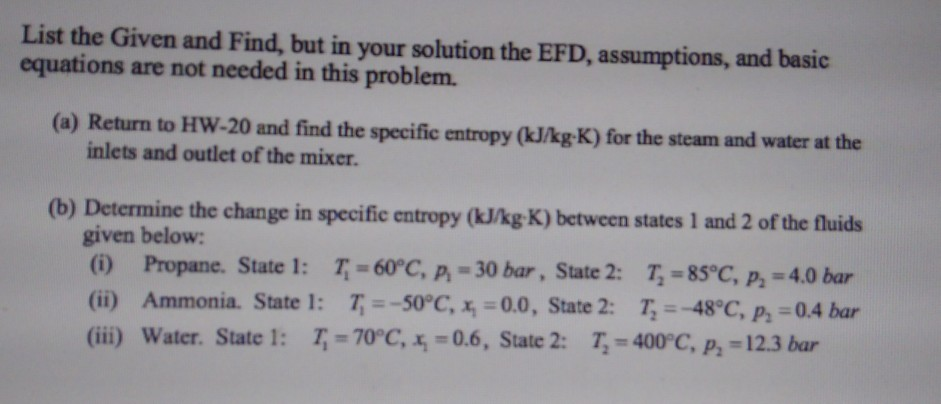 Solved List the Given and Find, but in your solution the | Chegg.com