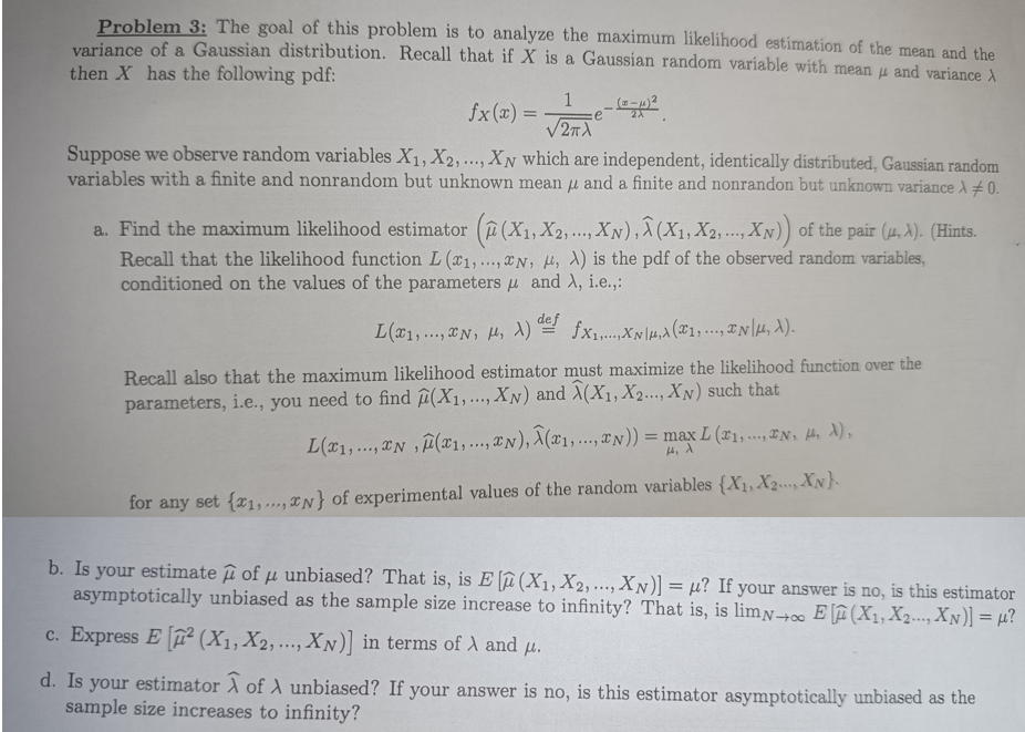 Solved for any set {x1,dots,xN} ﻿of experimental values of | Chegg.com